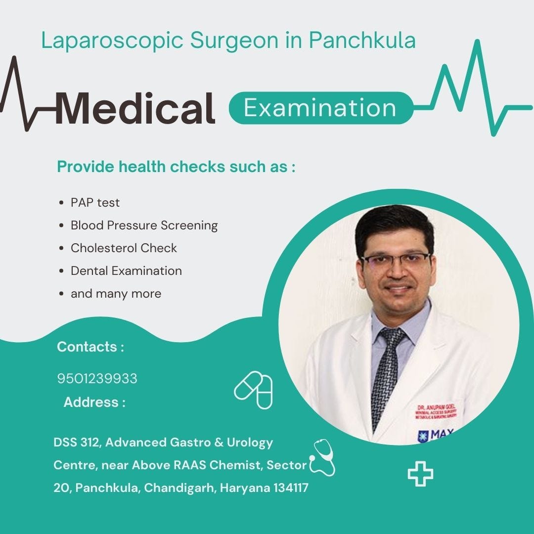 Laparoscopic Surgeon in Chandigarh: Watchword for Healthy Living in Chandigarh | by Dr. Anupam ...