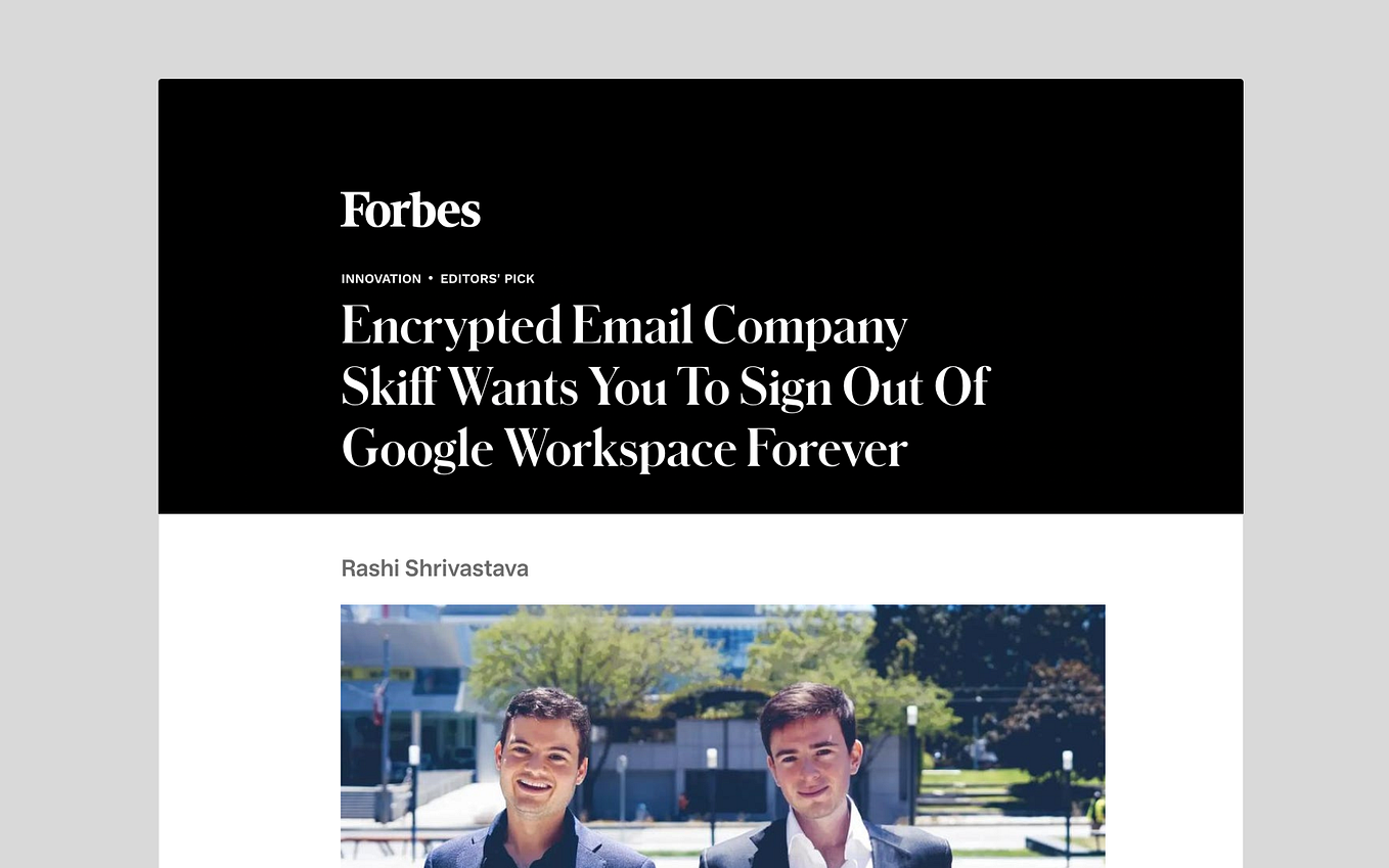 Skiff: E2EE, private web3 email. Skiff is privacy-first, end-to-end… | by Skiff | Medium