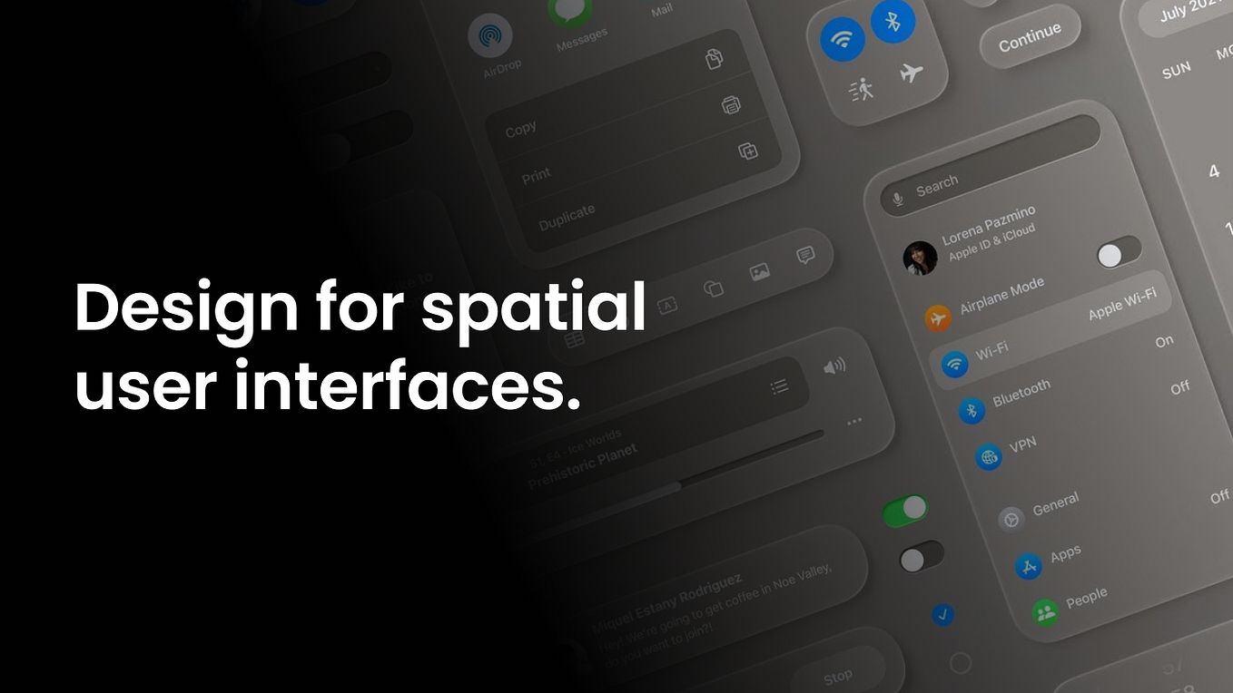 What is Spatial UI Design. Spatial UI design is a new and emerging… | by Krutik Patel | UX Planet