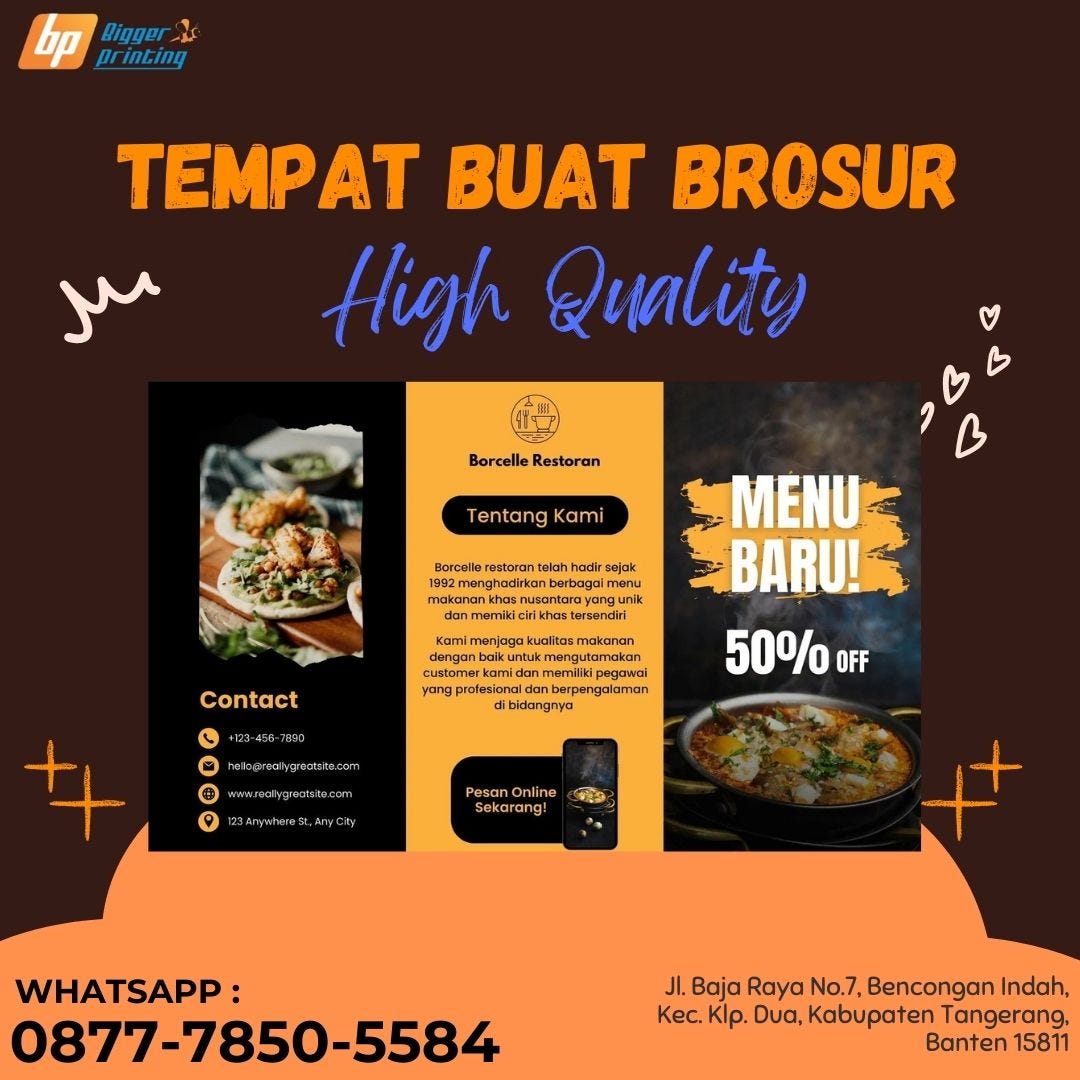 PROSES CEPAT, Wa./Call 0877–7850–5584, Cetak Brosur di Teluk Naga Kab.Tangerang. - cetakbrosur ...