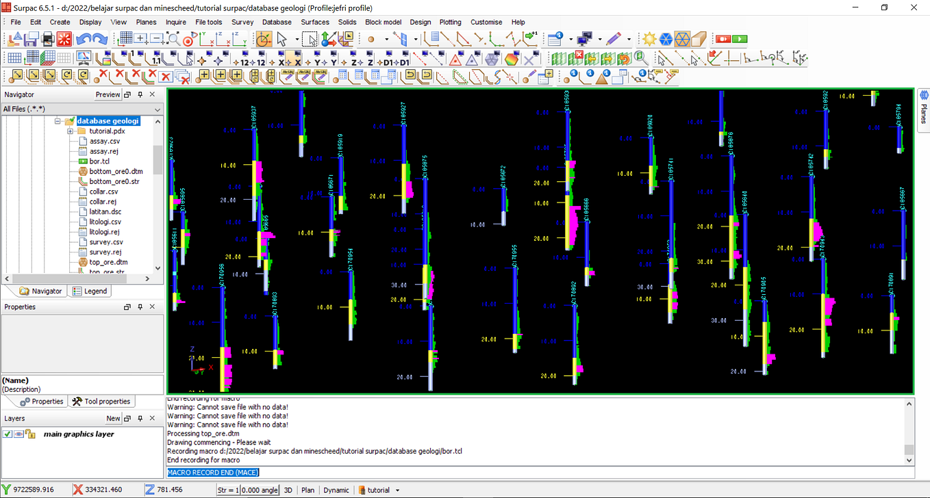 Tutorial Software Surpac Part III | Membuat Block Model (Block Model Ore, Block Model Waste ...