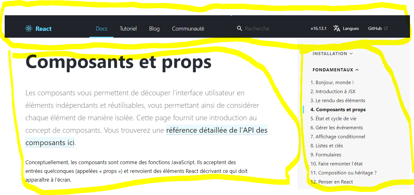 Les composants en React Native. Le component (composant en français ...