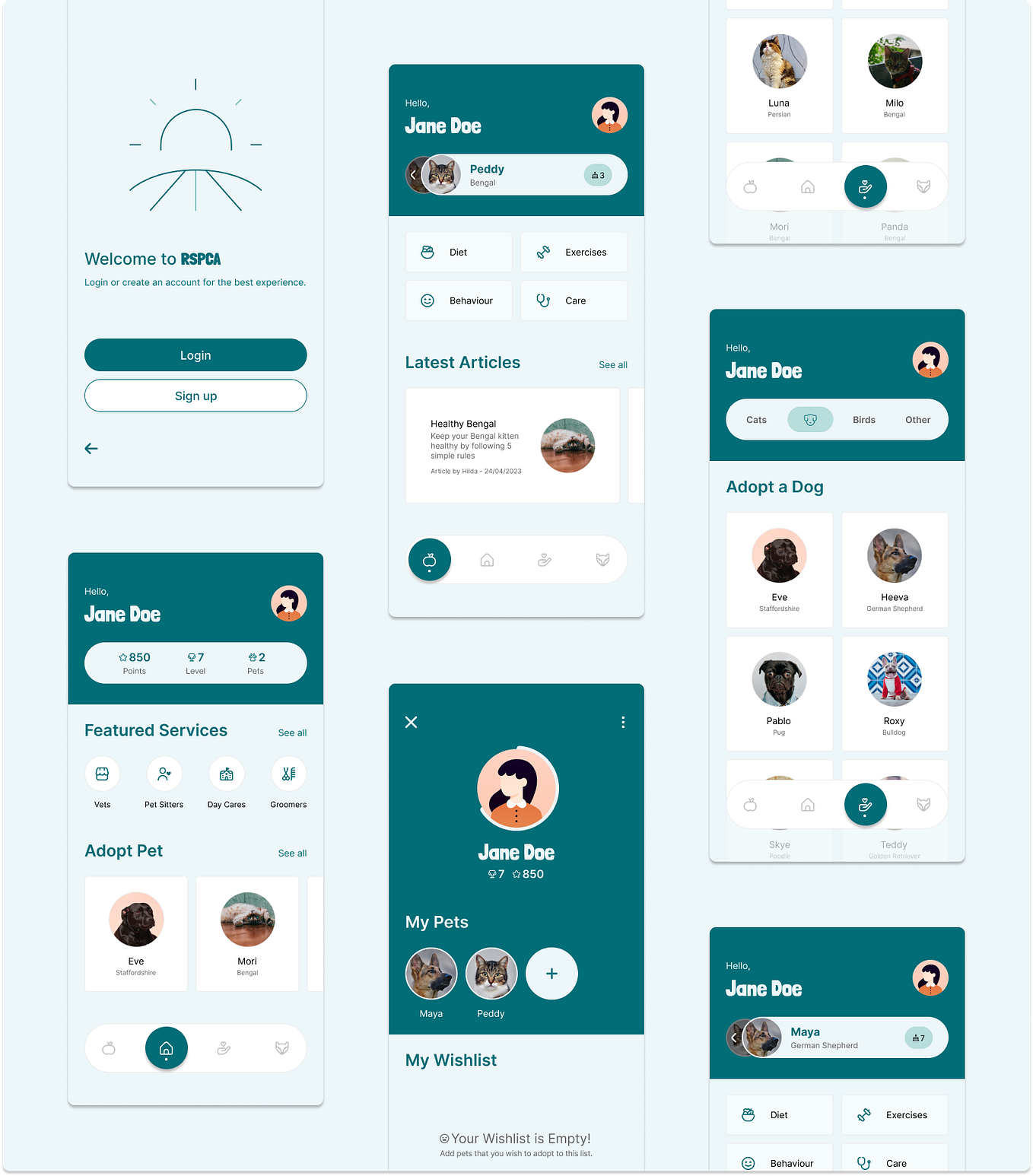 RSPCA Mobile Application UX Case Study | by Arian Najafi Yamchelo | Medium