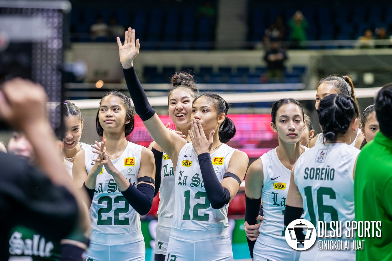 Lady Spikers outlast Letran, book Finals ticket | by Gianne Bryant ...
