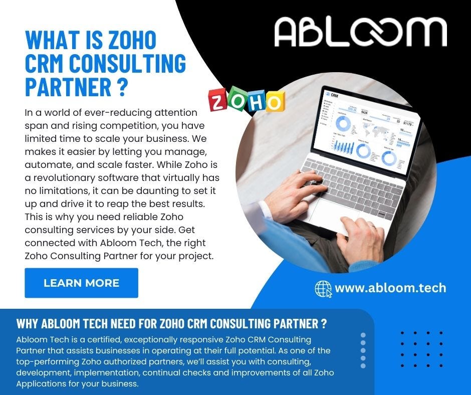Zoho One Partner - Abloomtechzoho - Medium