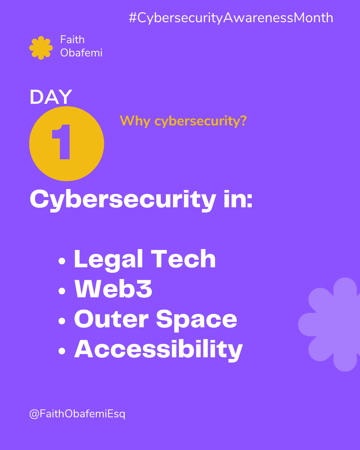 Cybersecurity Awareness Month 2023 - Faith Obafemi - Medium