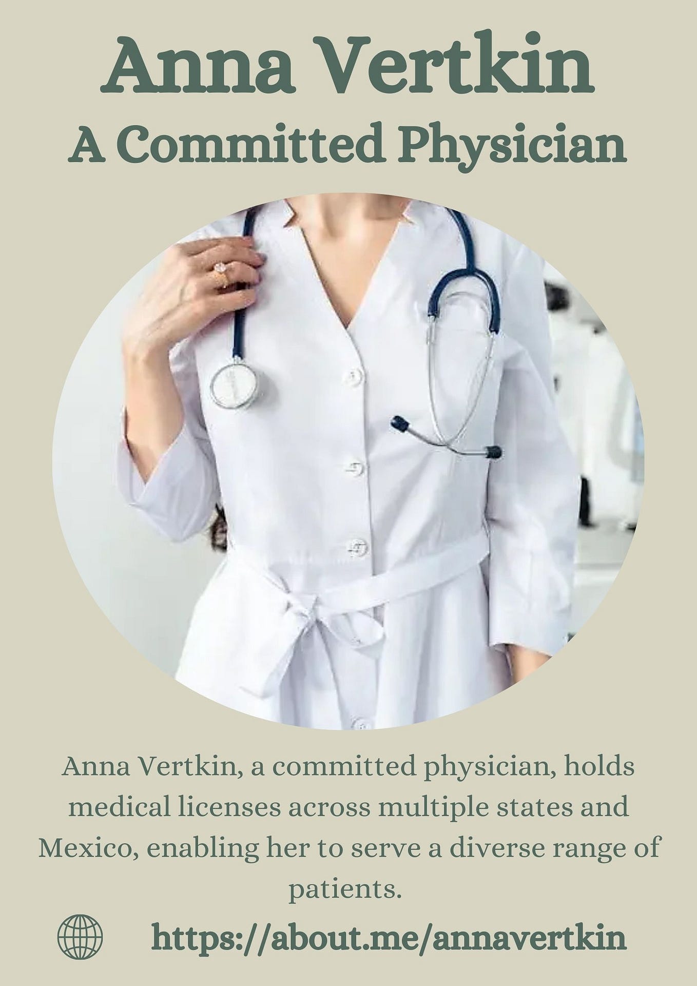 Anna Vertkin — A Committed Physician - Anna Vertkin - Medium