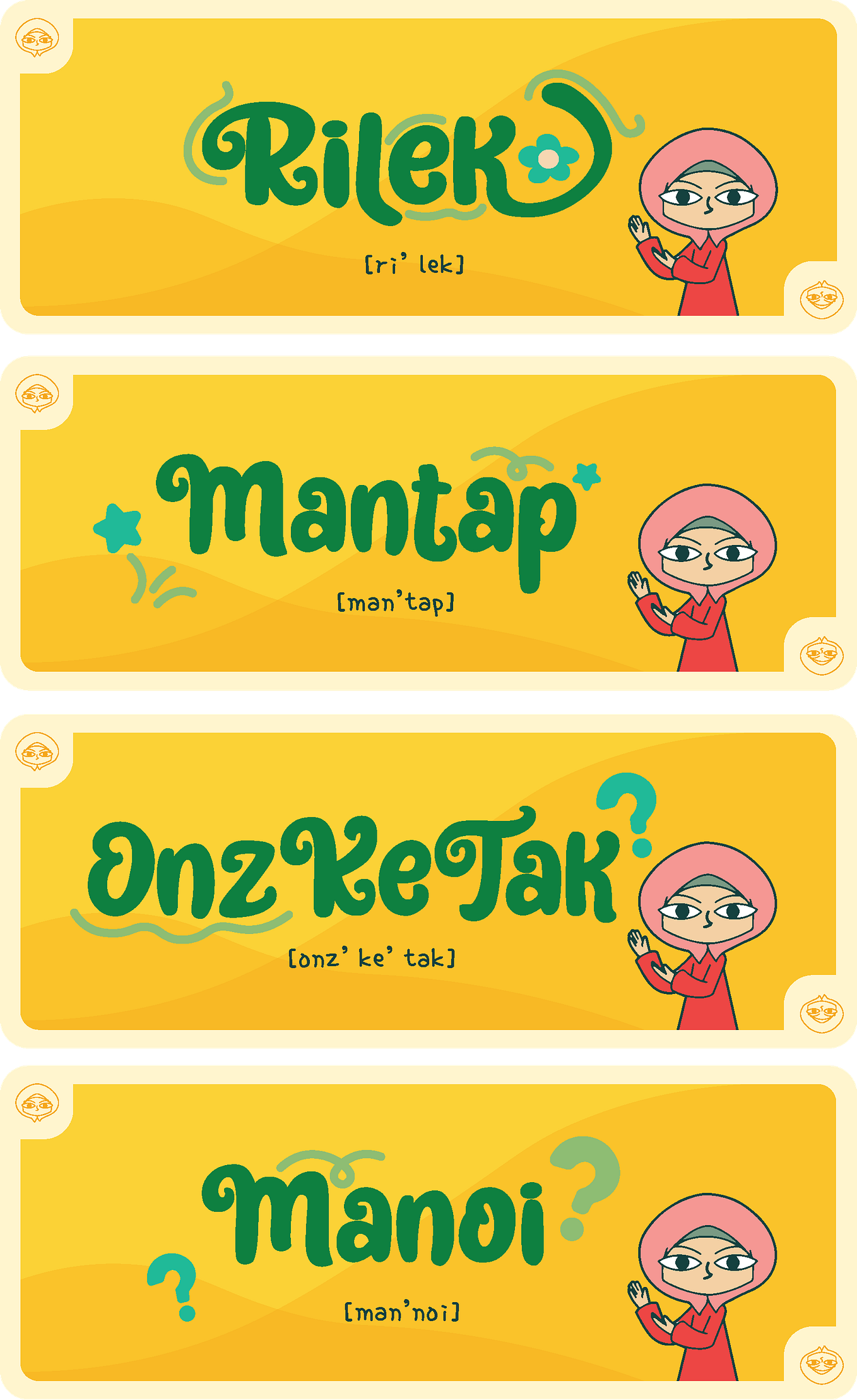 Week 11: Do Good Project — It’s our SLANG (characters and card designs ...