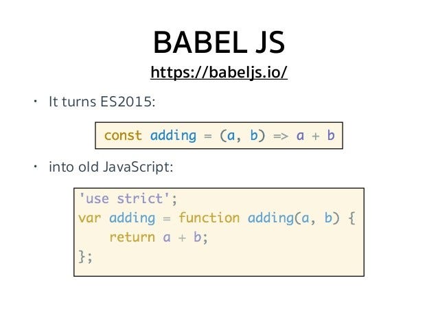 What is BabelJs and it’s Configuration. | by harith minhajj | Medium