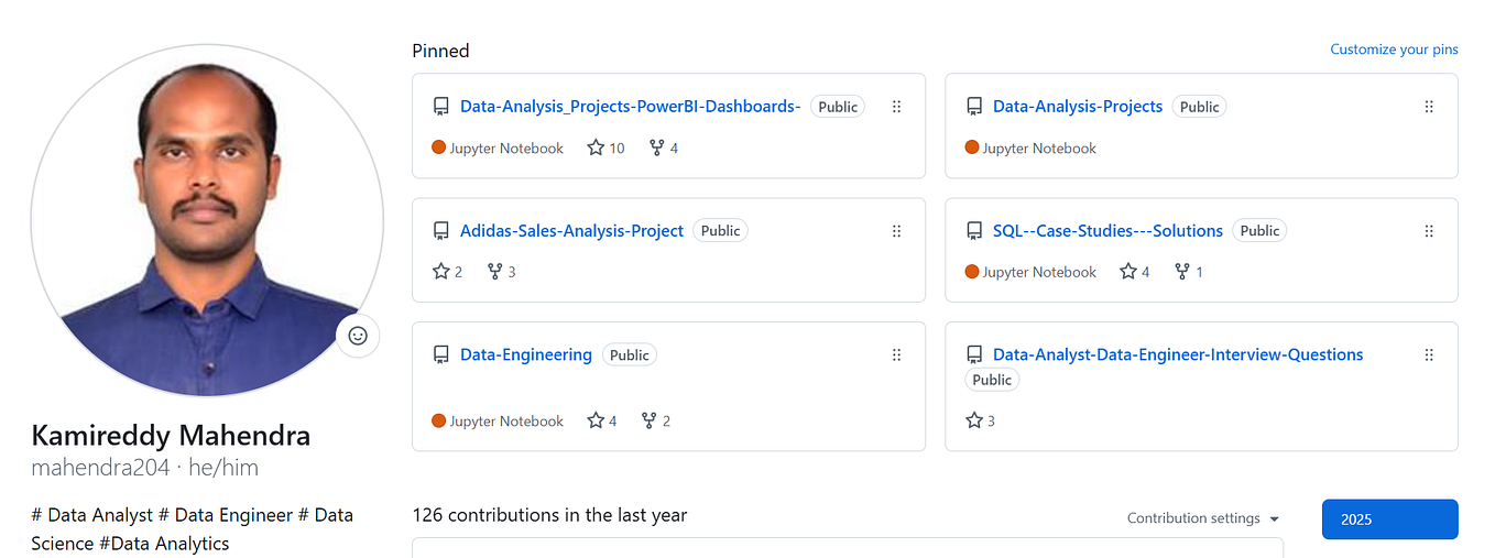 Build A Stunning Github Profile With 9 Easy Steps And Tools In Data