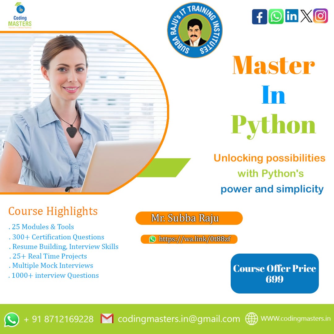 Python And Ai Mastering Tech Innovation With Codingmasters