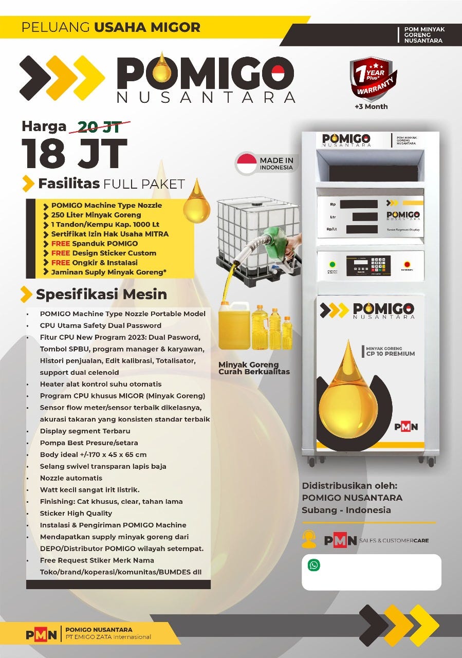 Peluang Usaha Modal 10–20 Juta di Pekutatan | Bisnis Kemitraan Agen Pom ... Peluang Usaha Modal 10–20 Juta di Pekutatan | Bisnis Kemitraan Agen Pom ...
