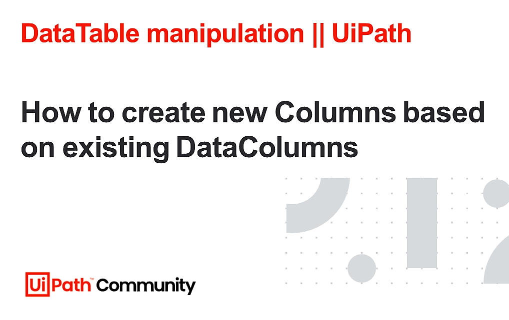 How to convert DataColumn to Array/List in UiPath | by Pradumn Kumar | Medium