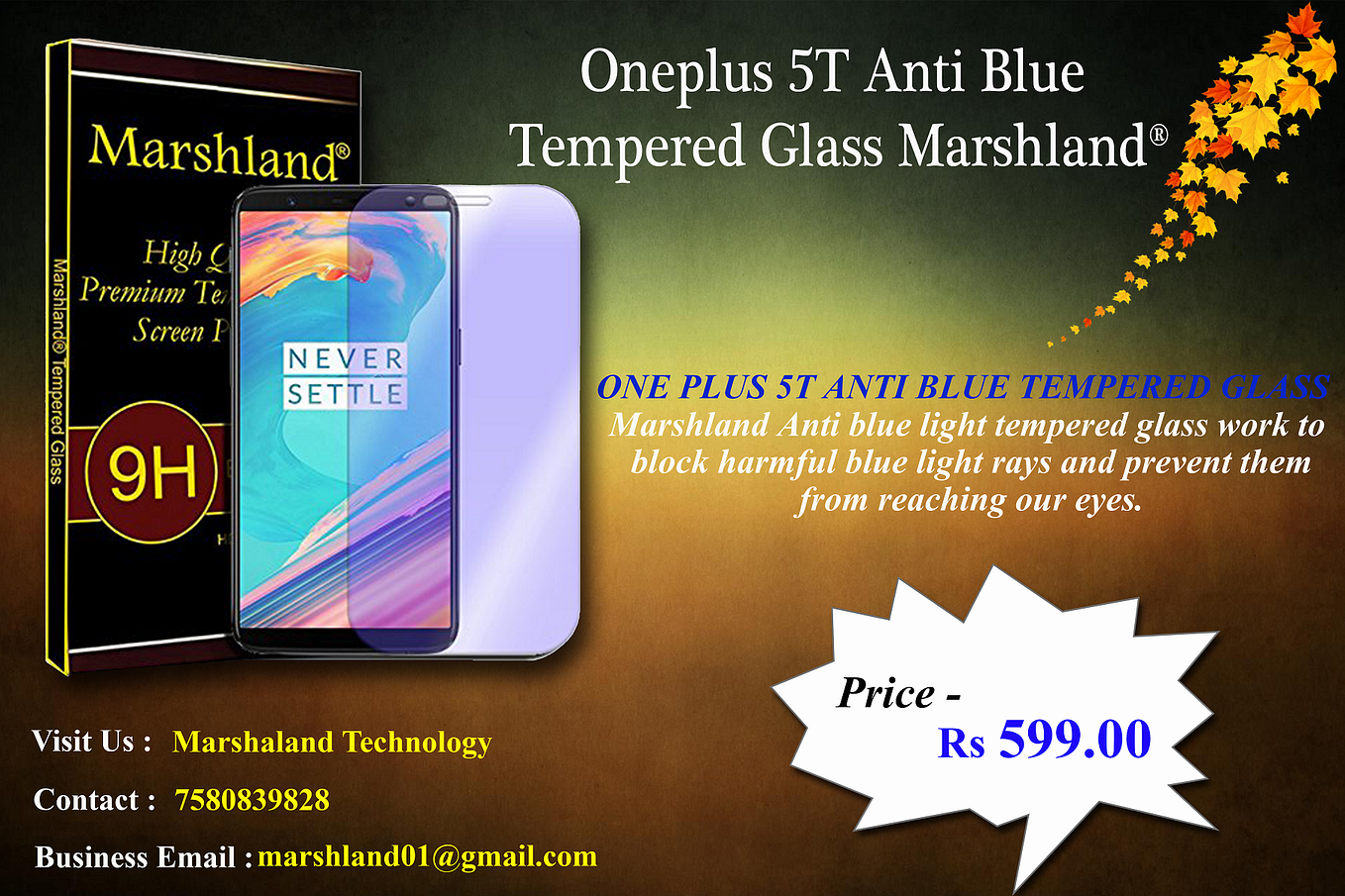 Vivo V7 Tempered Glass Anti-Blue Glass Marshland® | by Marshaland ...