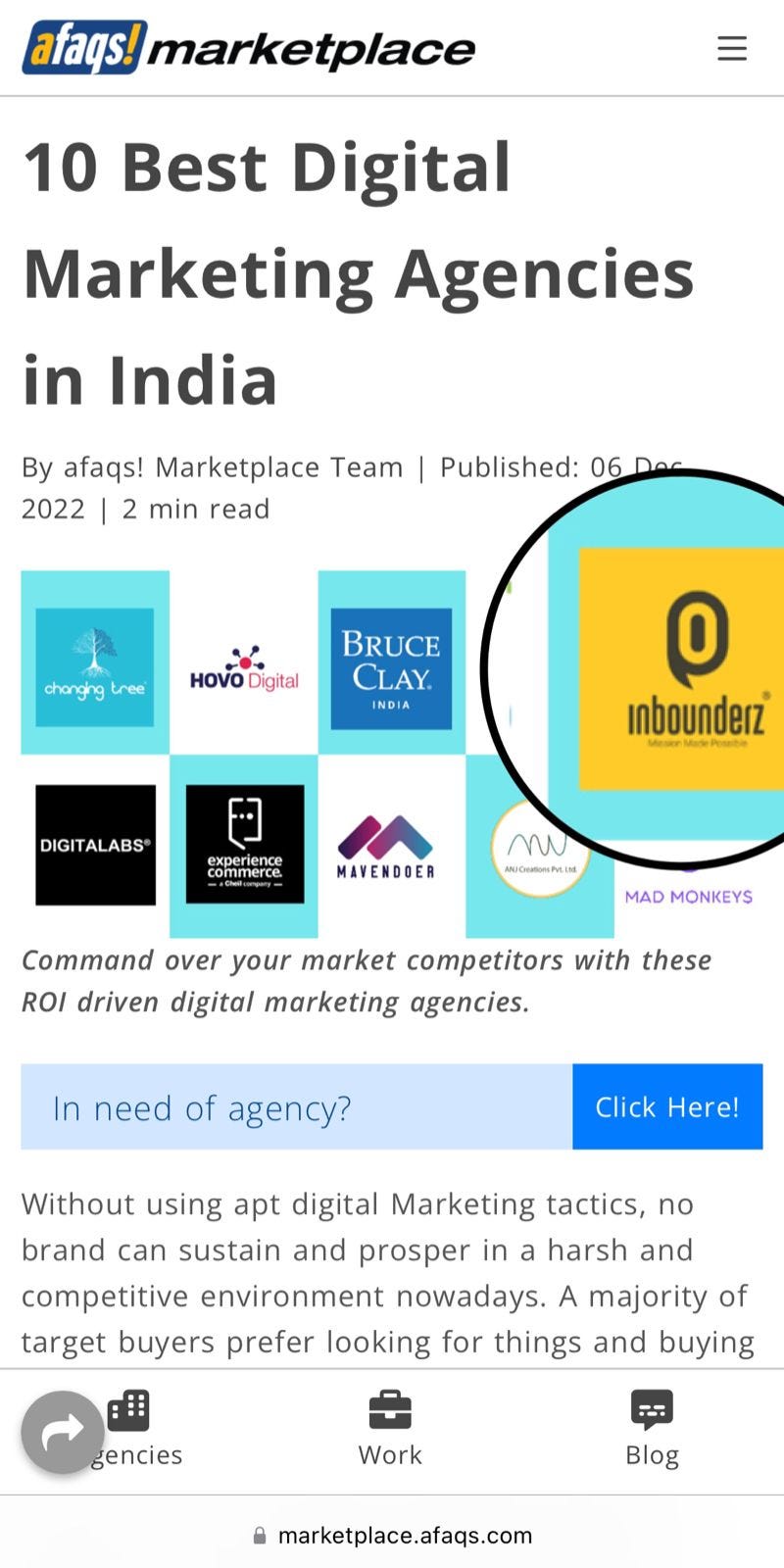Digital marketing agency in Bangalore - Inbounderz - Medium