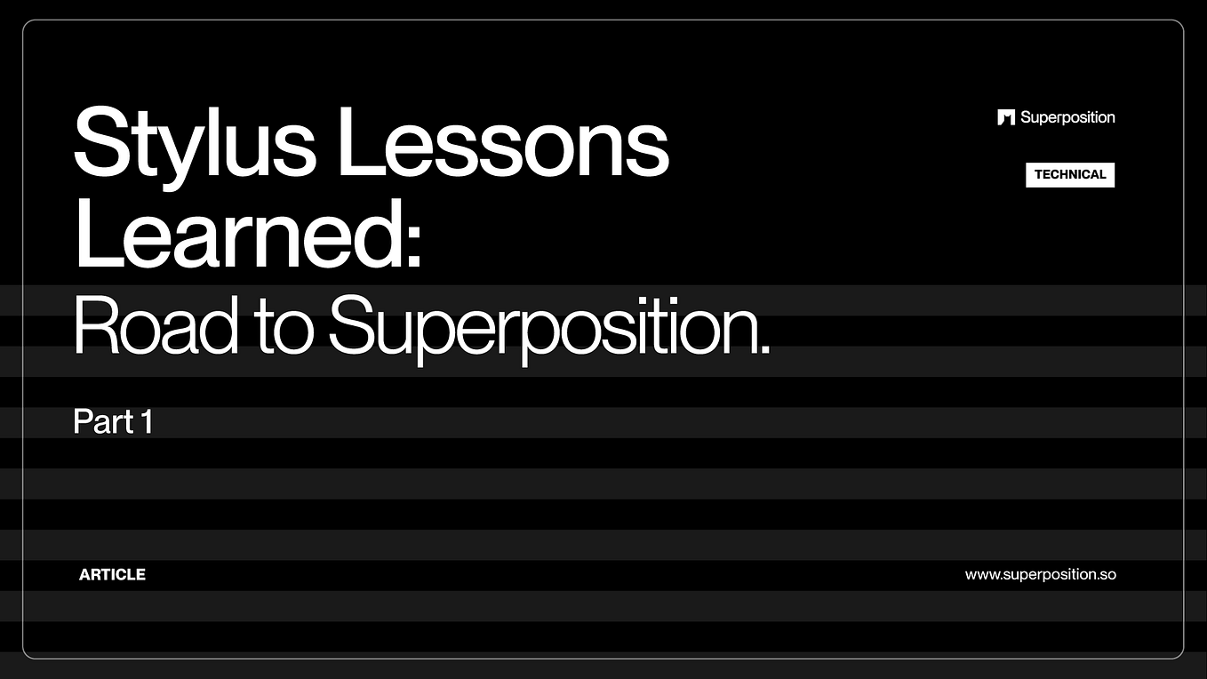 Superposition — The DeFi-native Layer-3 | by Superposition - (🖤,🤍) | Medium