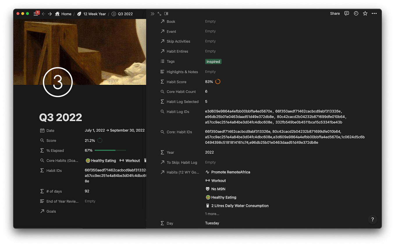 Maximizing Productivity with the 12 Week Year System on Notion | Medium