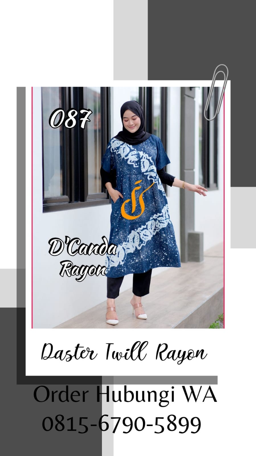 OPEN RESELLER WA. 0815–6790–5899 Produksi Daster Cantik Modern, Daster ...