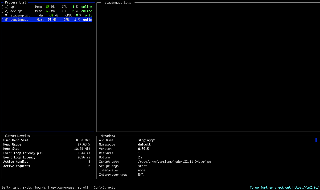 Set up Nodejs App with PM2 & Configure PM2 with ecosystem.config.js | by artze | Medium