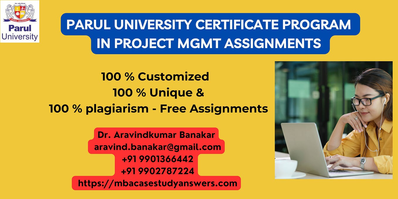 PARUL UNIVERSITY — MBA — Principles of Management Solved Assignments | by ...