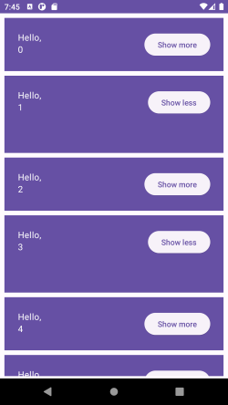 Lazy List in Jetpack Compose. To display a scrollable column we use… | by abhinesh chandra | Medium