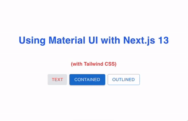 Using Material UI with Next.js 13 and Tailwind CSS (Part 1) | by Tat Leung | Level Up Coding