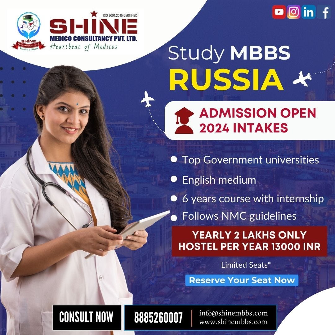 Study MBBS in Abroad. Understandably, as a renowned and… | by shine ...