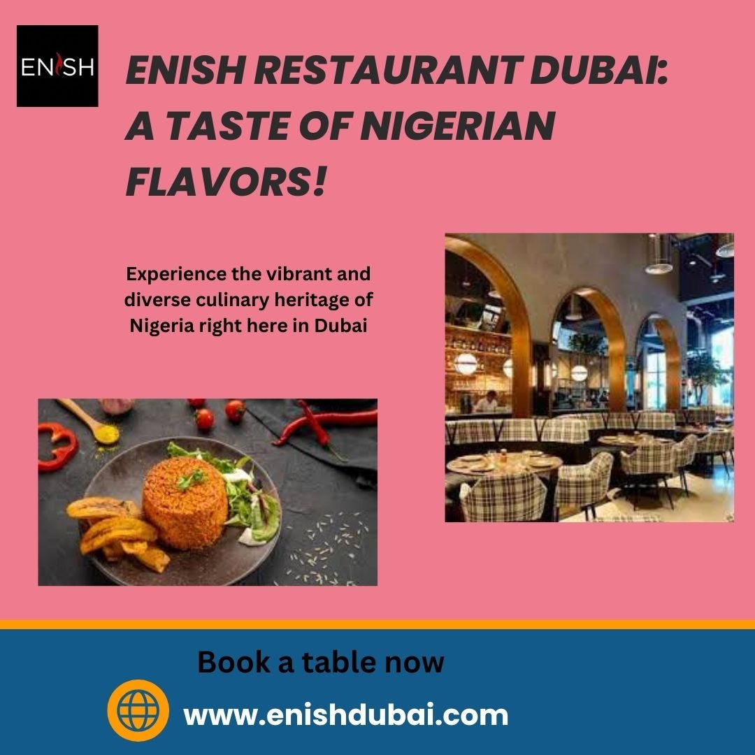 Enish Restaurant: Where Excellence Meets Elegance! Visit our website ...