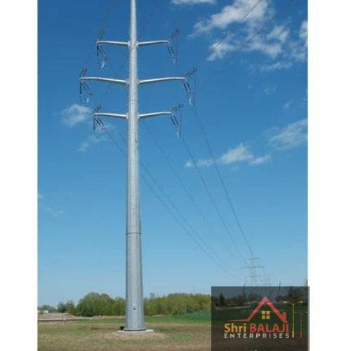 High Mast Lighting Pole Manufacturers - Shribalajipole - Medium