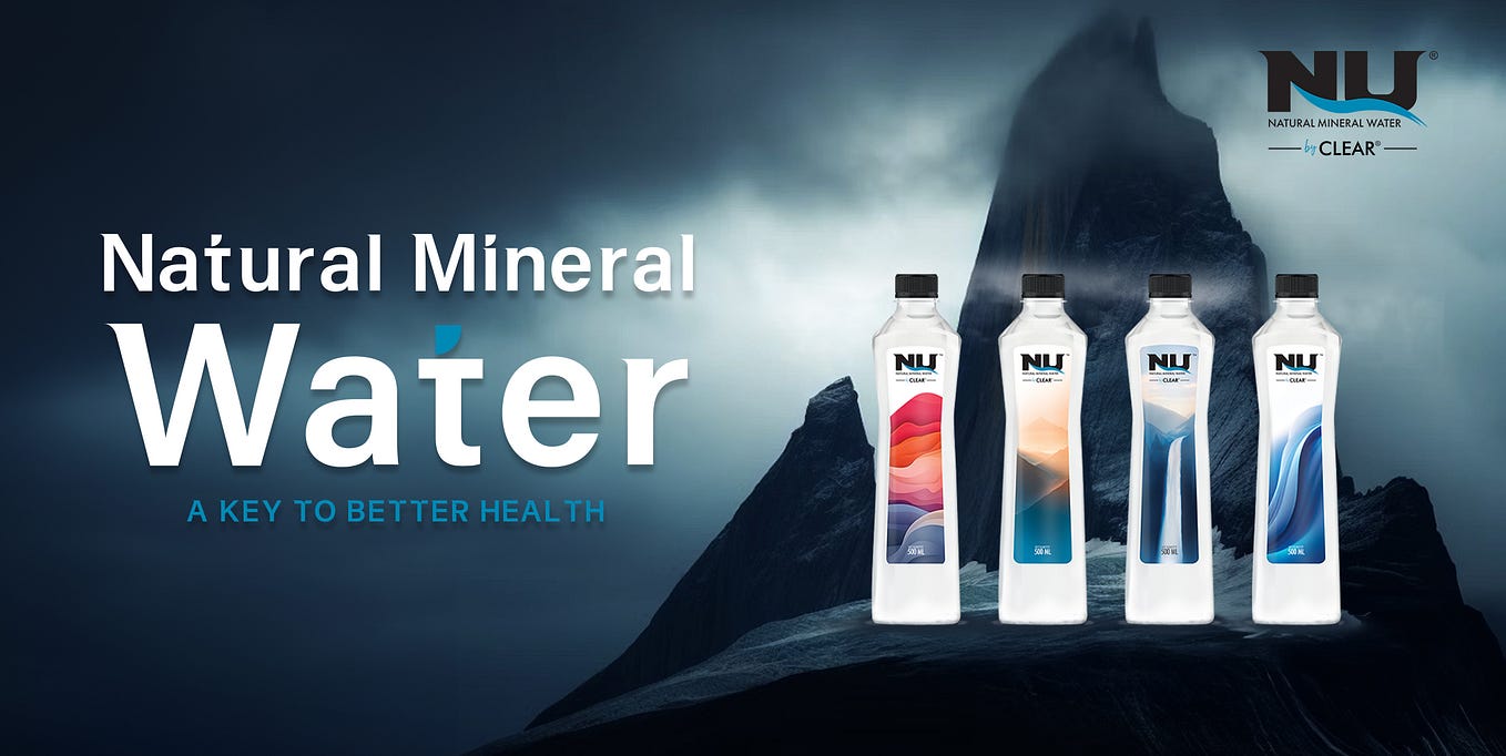 Natural Mineral Water 500ml Bottle | by NU By Clear | Jul, 2024 | Medium