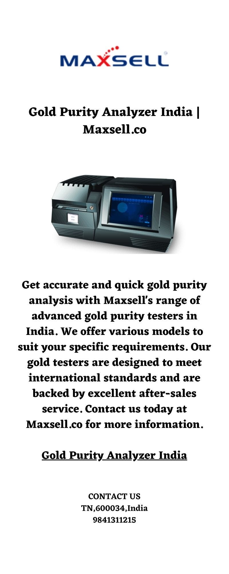 Laser Marking Machine India | Maxsell.co - Arihant Maxsell Technologies ...