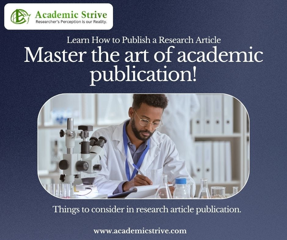 Academic Strive: link between the Researcher and the Reader | by ...