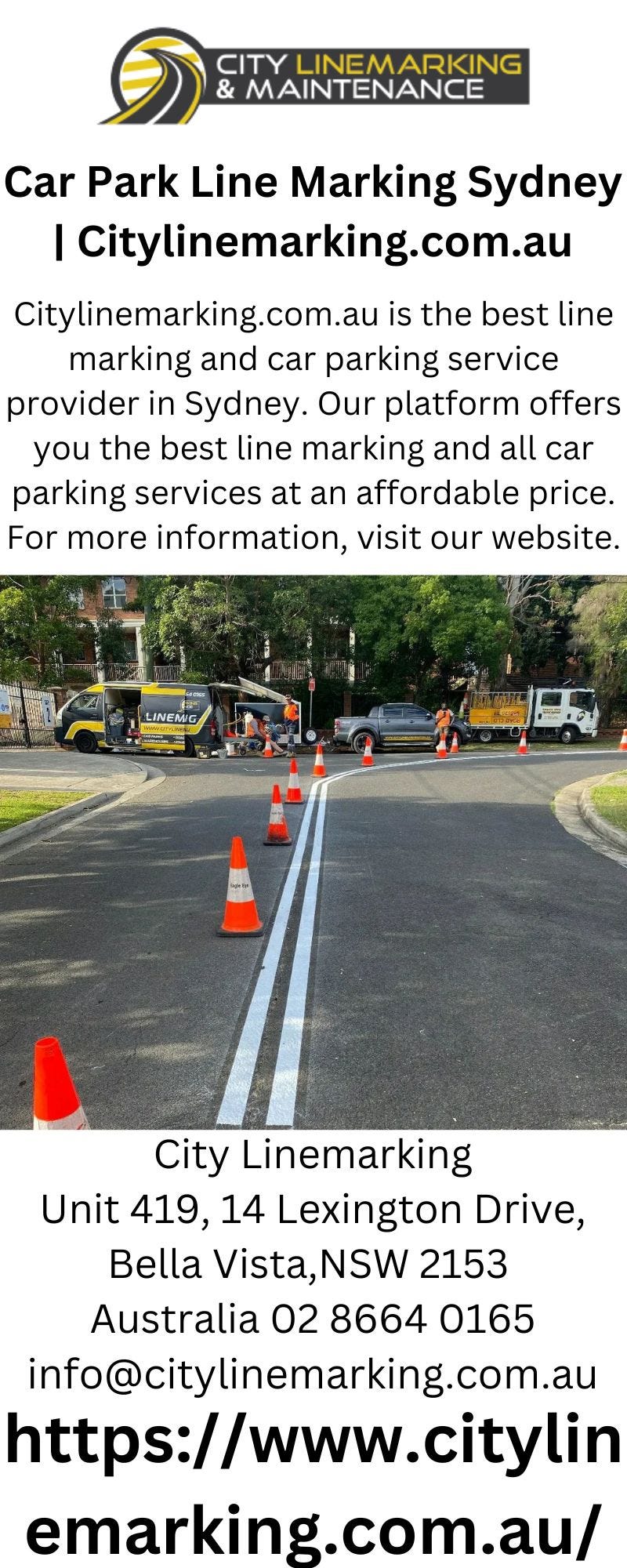 Car Park Line Marking | Citylinemarking.com.au - Citylinemarking - Medium
