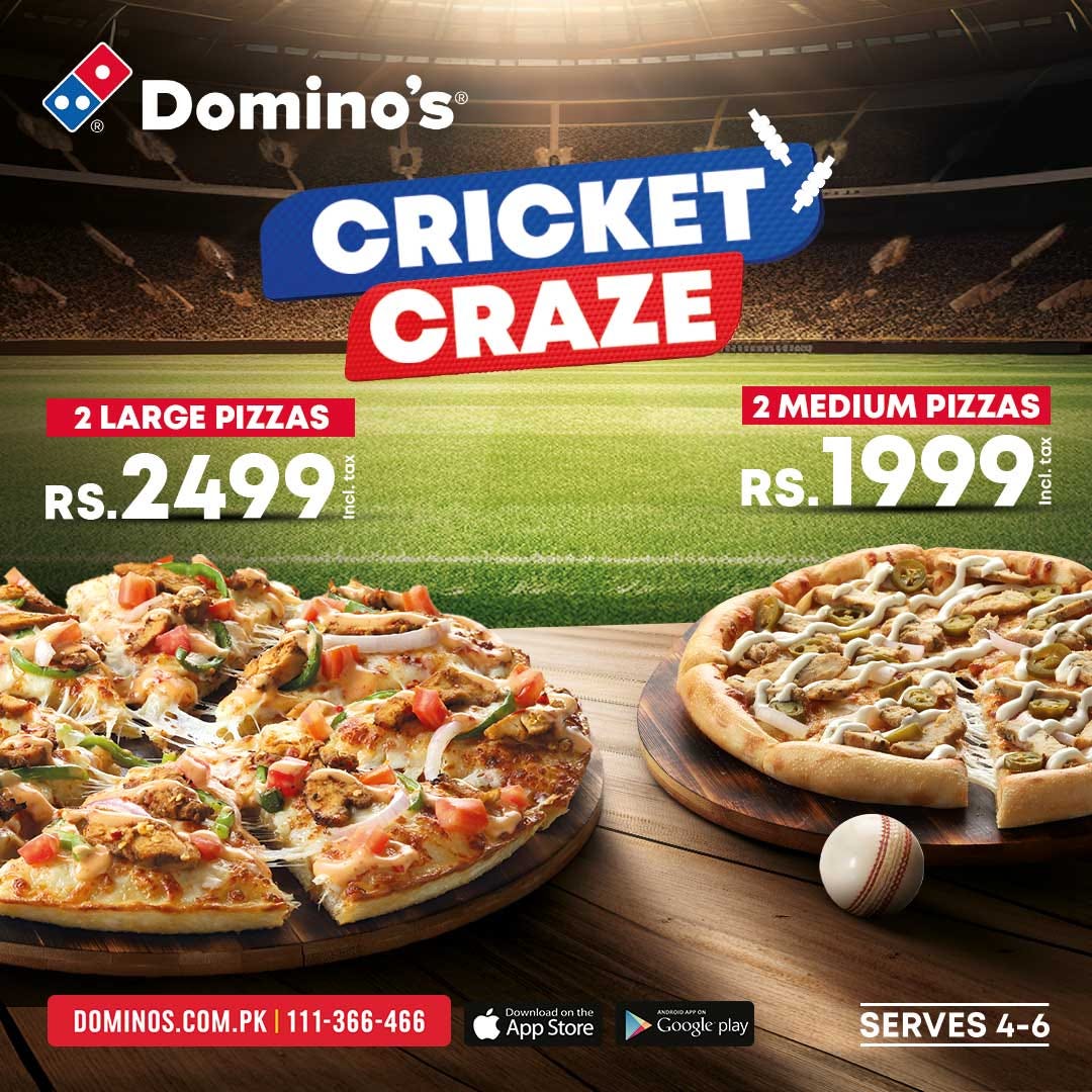 Craving a steaming, flavorsome pizza? Domino’s Pakistan has got you ...