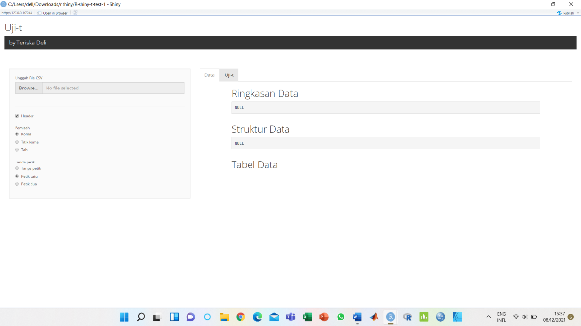 Visualisasi Analisis Regresi dengan Graphic User Interface (GUI) Matlab ...