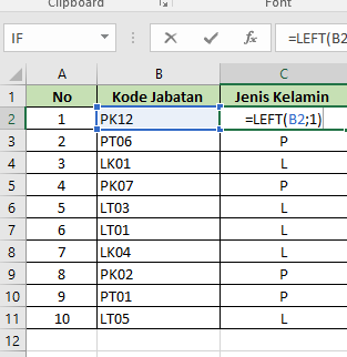 Menggabungkan Rumus Fungsi “VLOOKUP dan HLOOKUP” Dengan Rumus Fungsi “LEFT, RIGHT,MID” pada MS ...