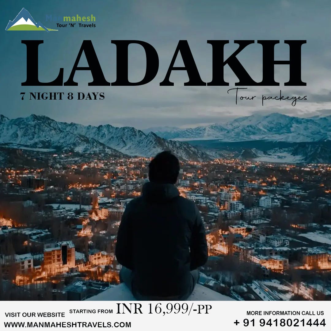 Now is the time to explore the ice trails of Ladakh. Book your Ladakh ...