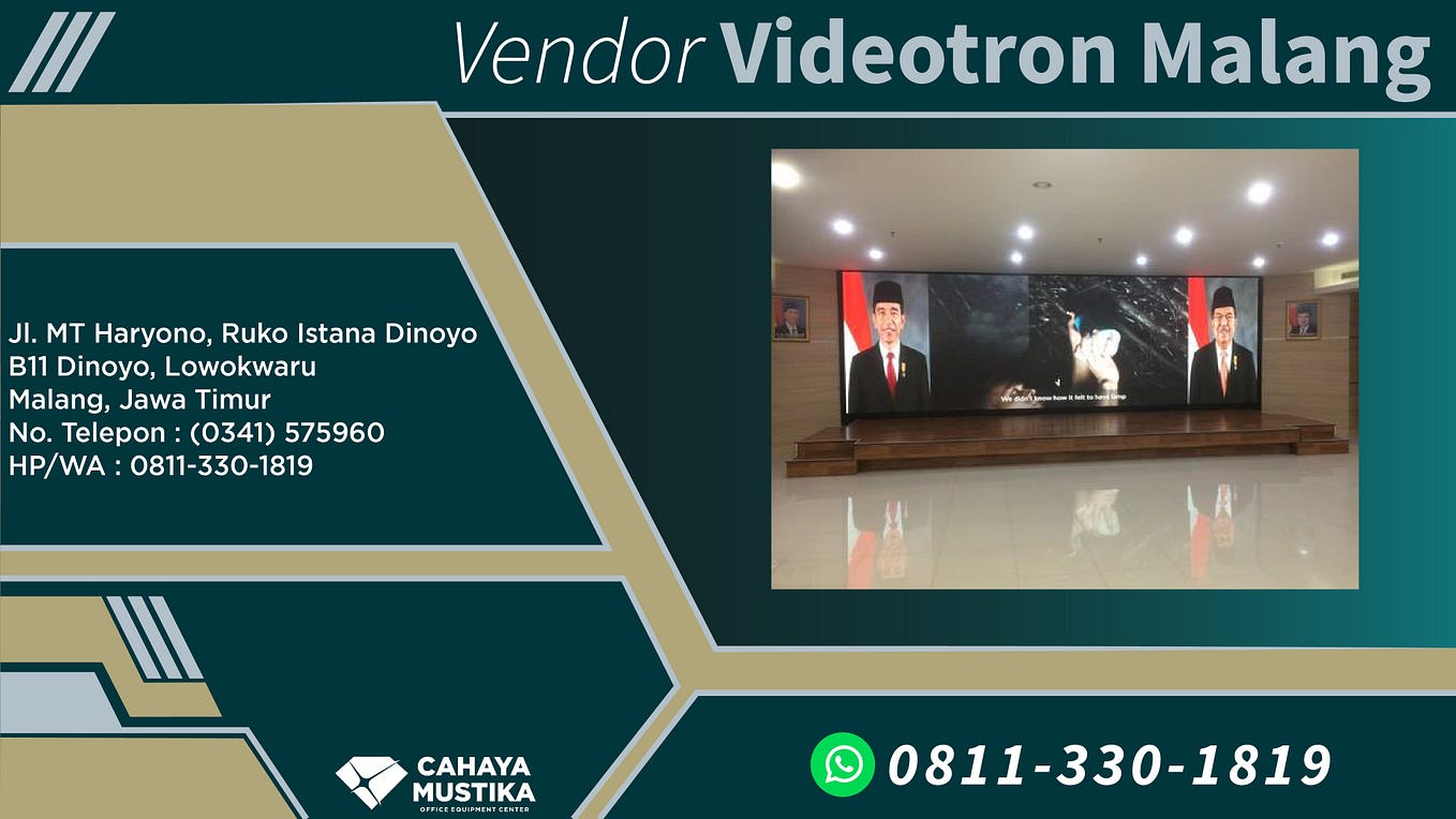 WA 0811–330–1819, Vendor Videotron Indoor Untuk Backdrop Gereja Malang ...