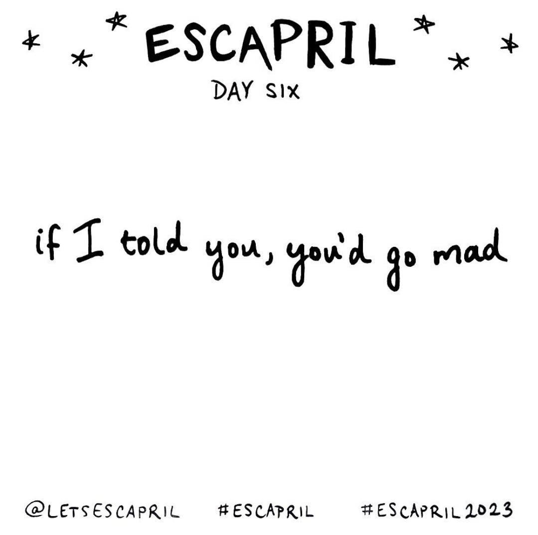 Escapril Day 5. 30 poems in 30 days | by Elloitt Doucette | Medium