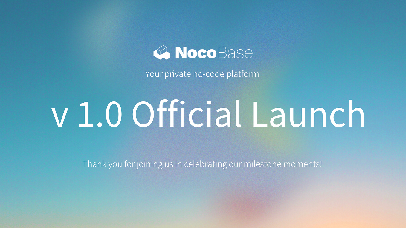 Open-Source No-Code/Low-Code Platform NocoBase v0.20: Supporting Multiple Data Sources | by ...