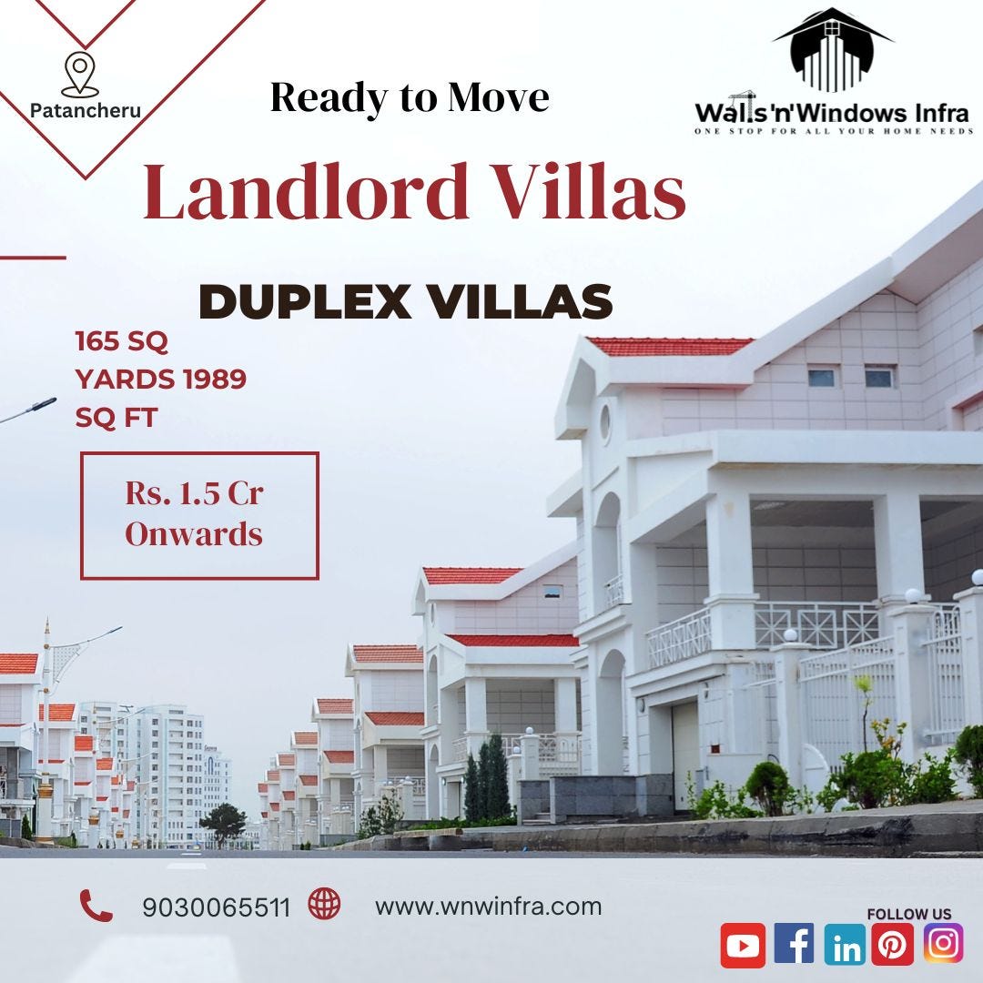 Fully Gated community in hyderabad || Walls ’n’ Windows Infra - Walls n ...