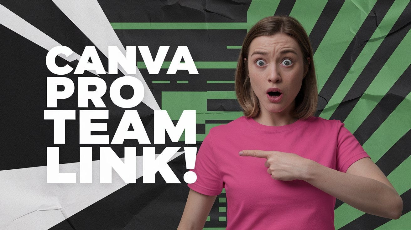 Get Canva Pro for Free: Canva Pro Team Invite Link 2024 september team ...