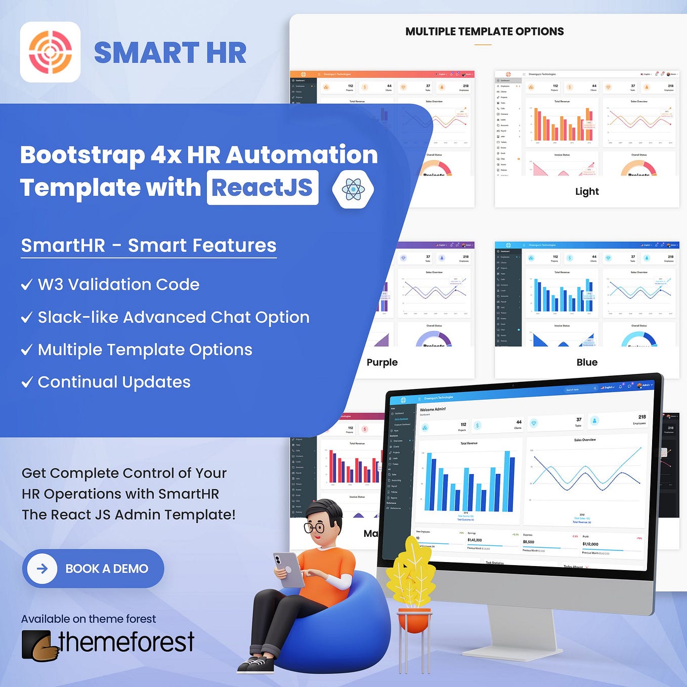 SmartHR — HRMS, Payroll, and HR Project Management Admin Dashboard ... SmartHR — HRMS, Payroll, and HR Project Management Admin Dashboard ...