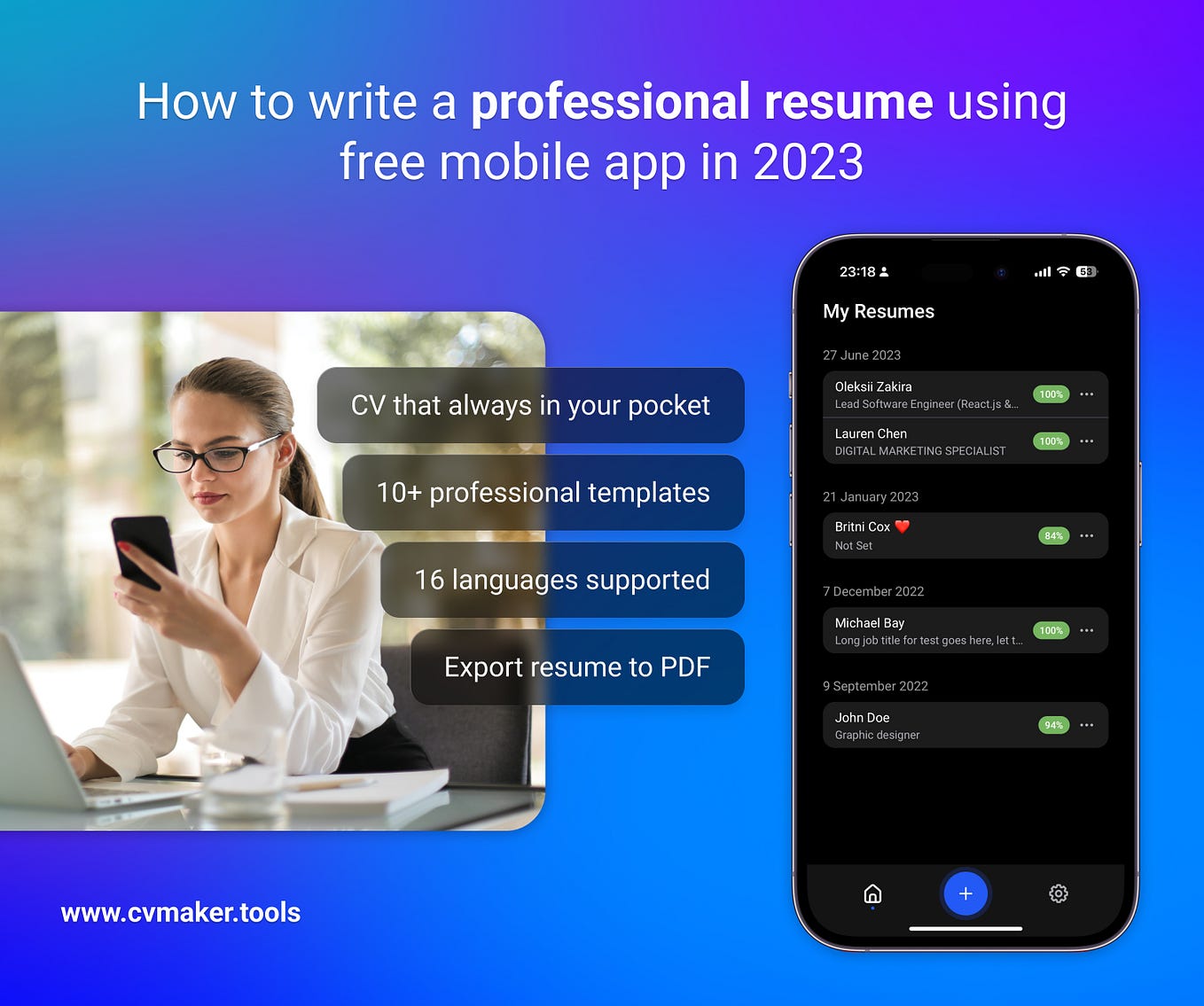How to Write a Resume Using ChatGPT and CV Maker mobile apps | by cvDoc ...