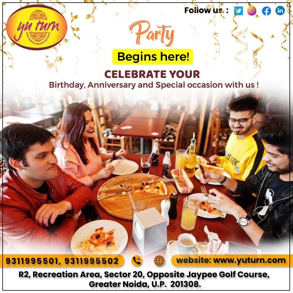 Happy Holi 2023 - Yuturn Restaurant - Medium