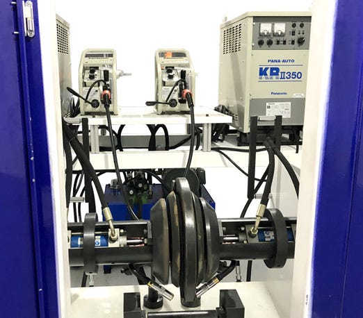 BRAKE SHOE WELDER. The brake shoe laser welding tool is… | by xihe | Medium