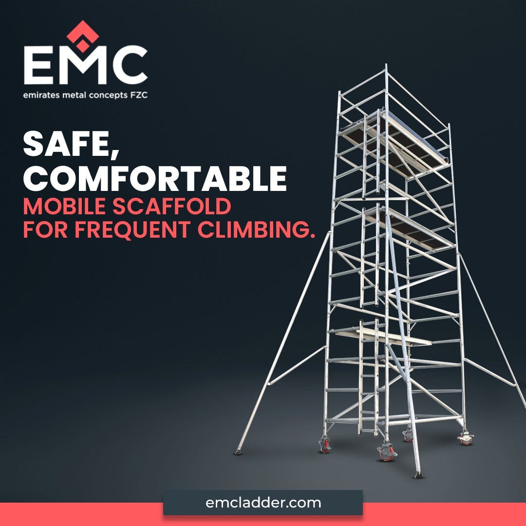Aluminum Scaffolding. Aluminum scaffolding is a popular… | by Emirates ...