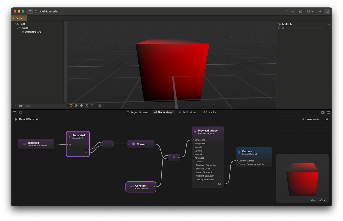 Quick RealityKit Tutorial 1: Programmatic non-AR Setup | by Dennis Ippel | Medium