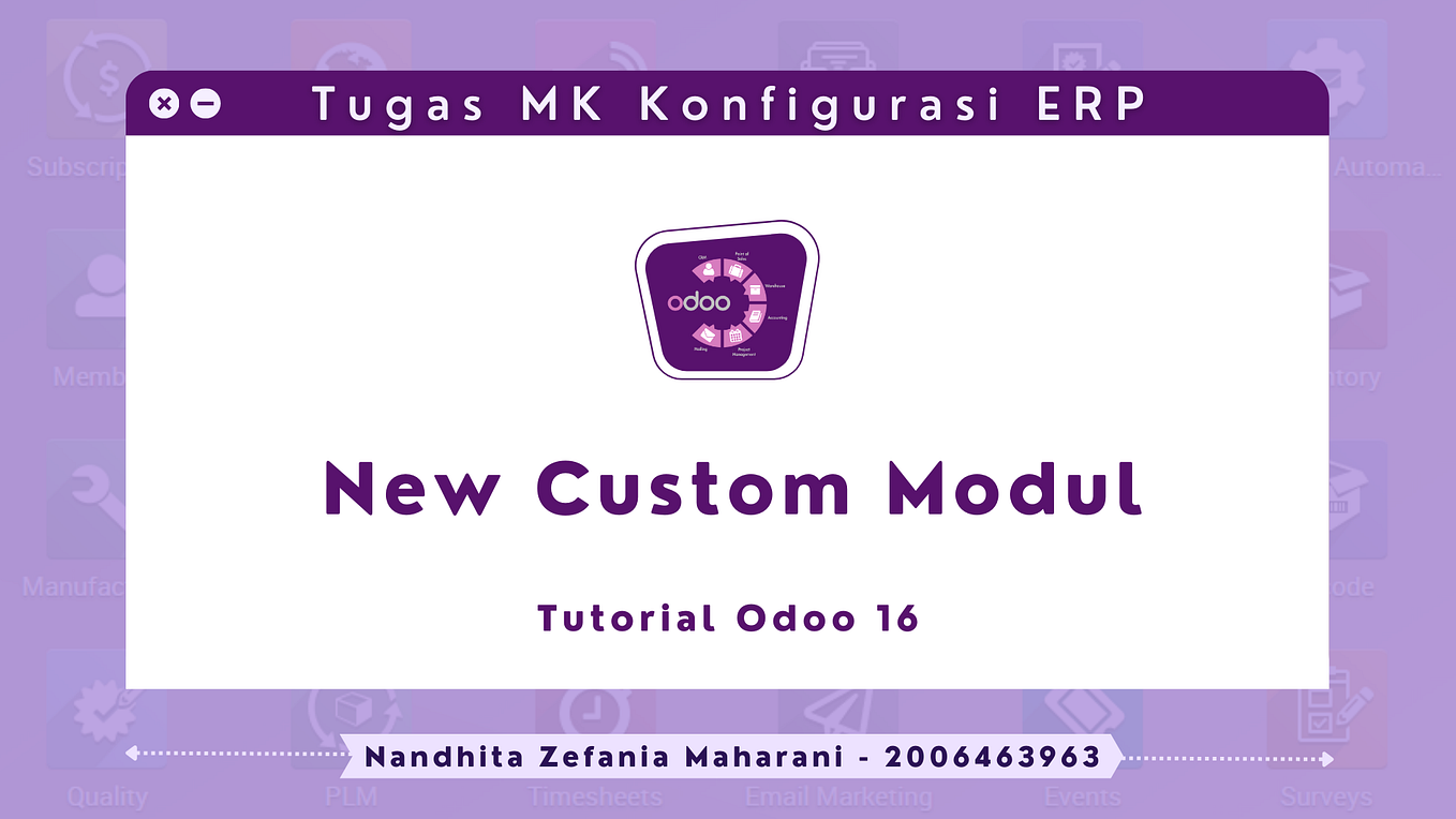 [Odoo 16] Tutorial Membuat dan Konfigurasi Website pada Odoo | by Nandhita Zefania Maharani | Medium