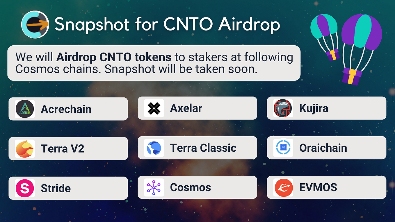CNTO Airdrop Details. The much-awaited Snapshot for $CNTO… | by Ciento ...